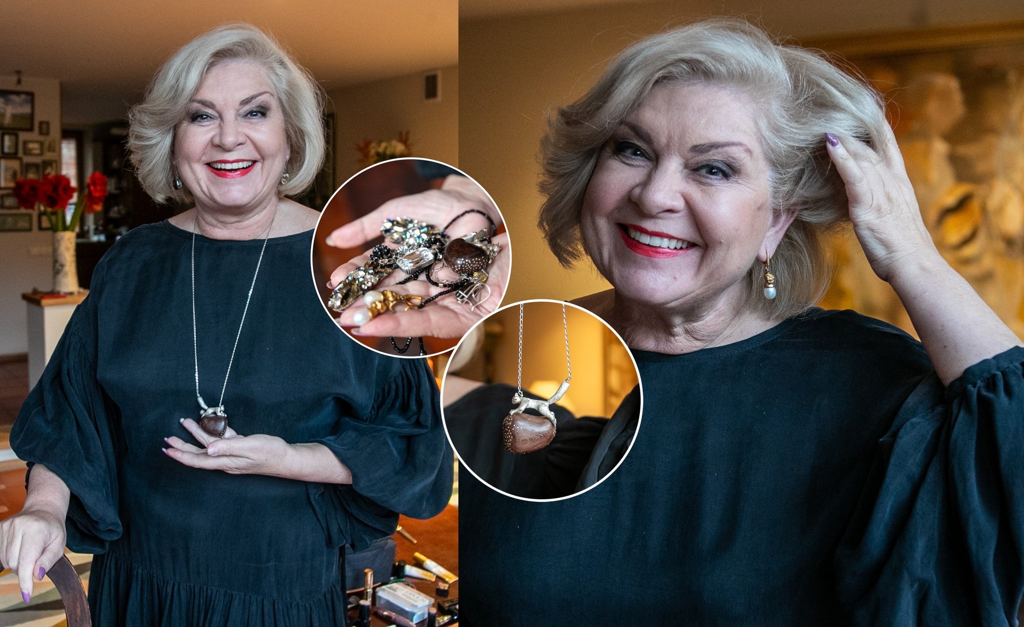 Edita Mildažytė parodė didžiulę papuošalų kolekciją: tėčio staigmena iš ...