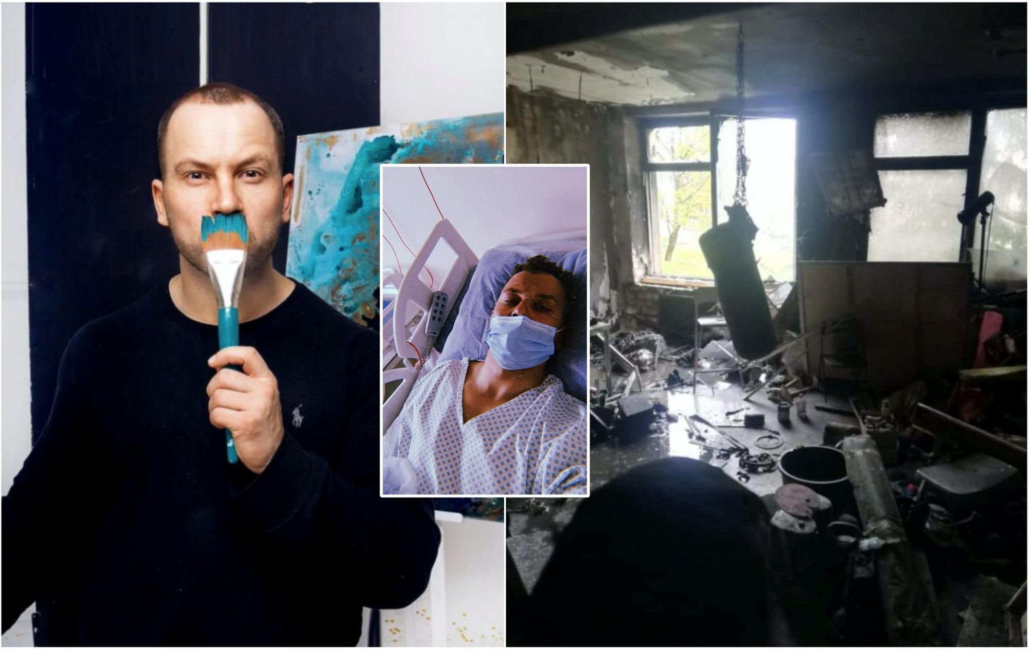 Sudegė fotografo Andriaus Vengalio studija: gyvybei pakibus ant plauko ...