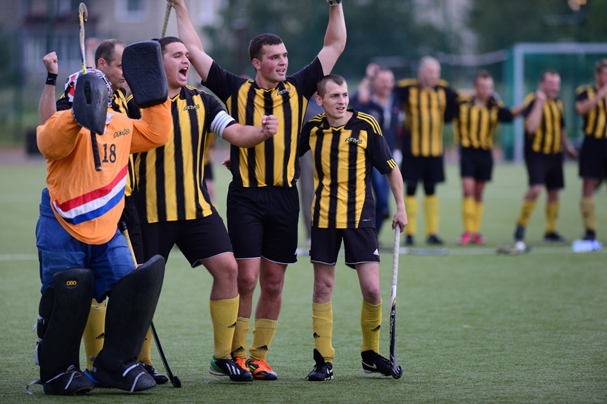 Lietuvos vyrų žolės riedulio čempionato finalo pirmame mače - Vilniaus ...