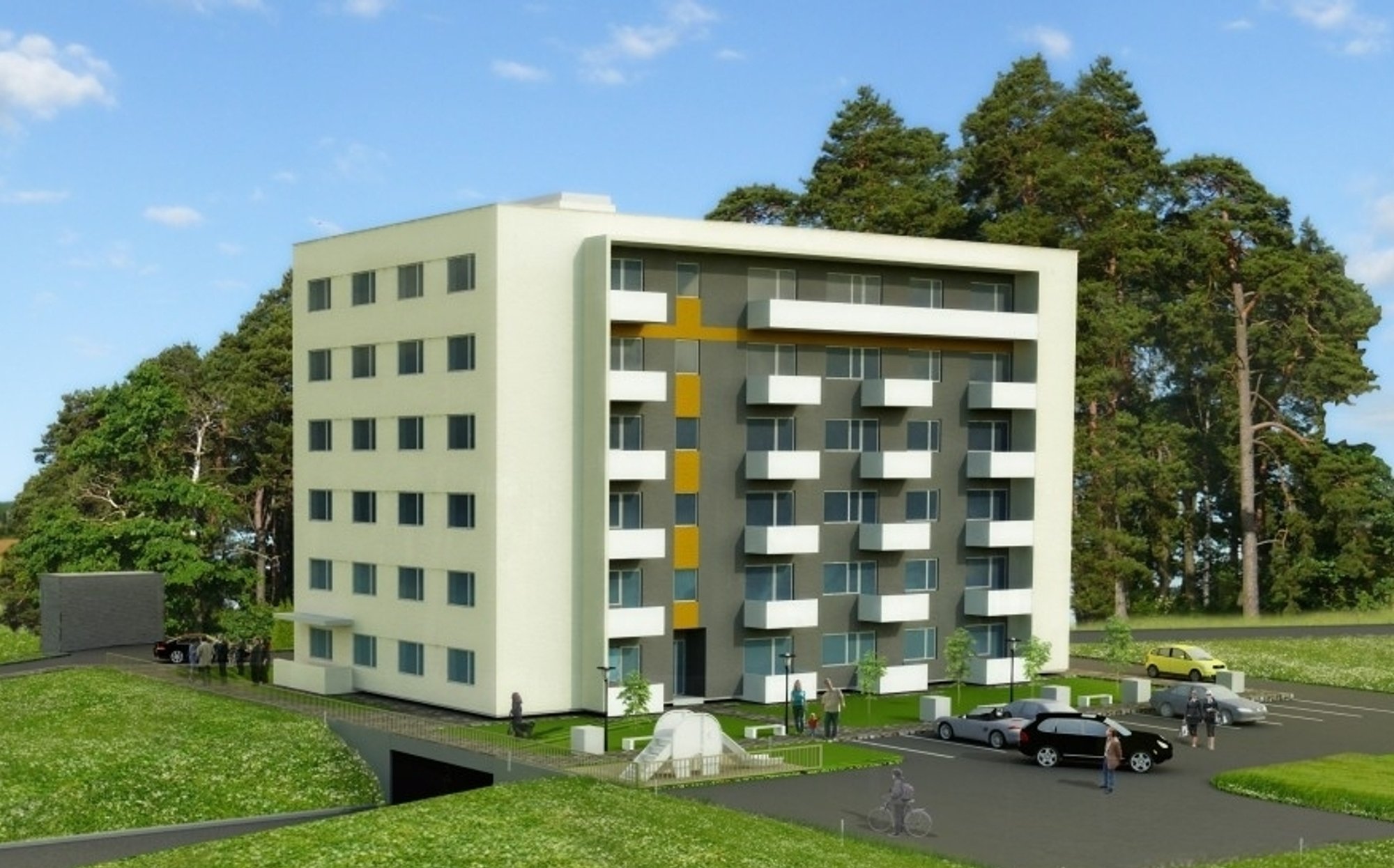 „YIT Kausta“ atnaujino daugiabučio statybas Vilniuje - Delfi verslas