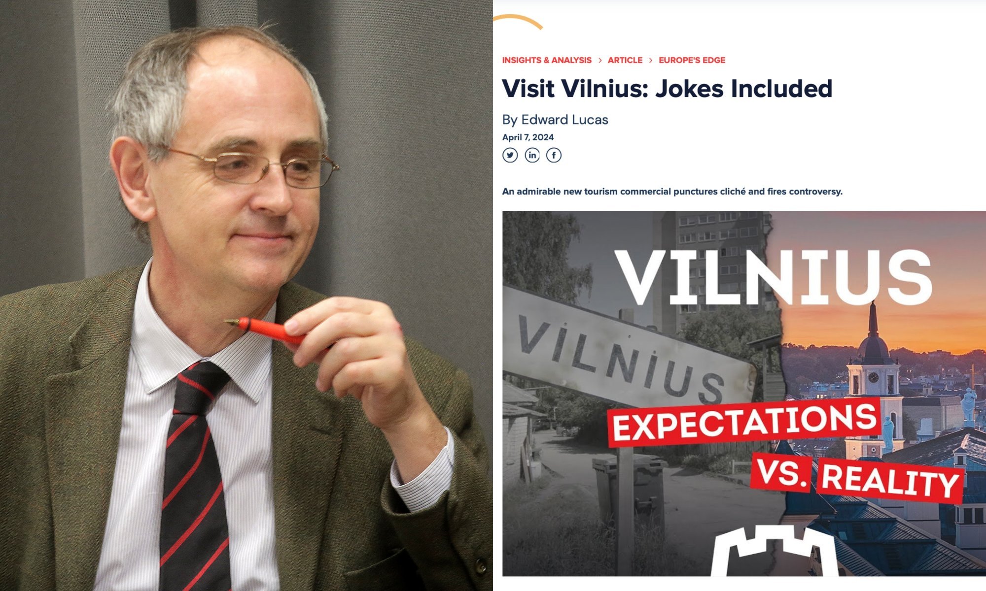 Į skandalingosios Vilniaus reklamos gynėjų pusę stojo britų žurnalistas ...