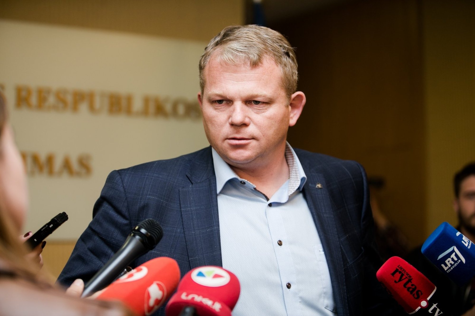 Palionis apie savo kompetencijas tapti ministru kalbėjo nuotaikingai ...