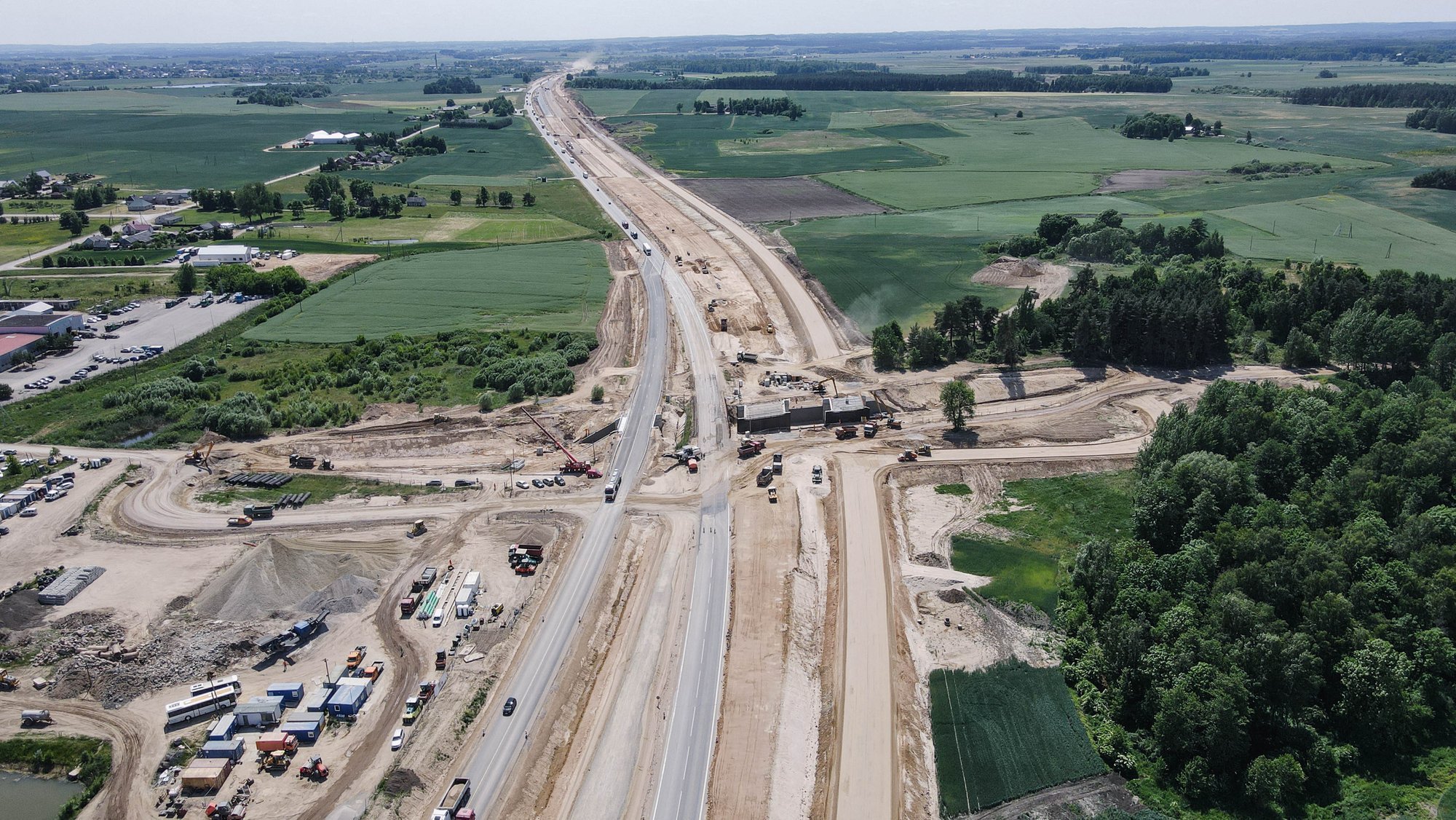 Užbaigta pirmoji rekonstruojamo kelio „Via Baltica“ ruožo atkarpa ...