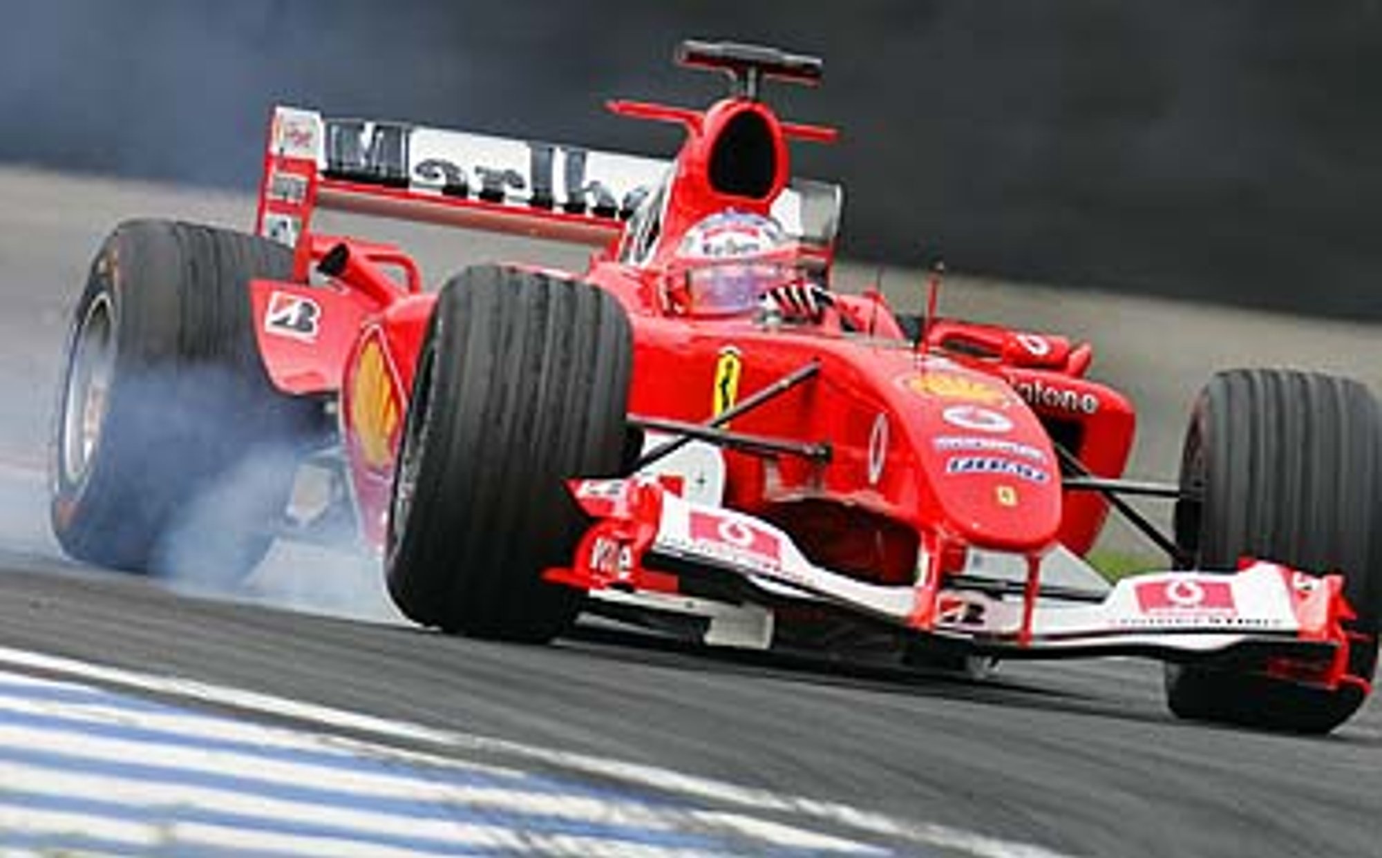 "F-1" Brazilijos Grand Prix iš pirmosios pozicijos startuos R ...