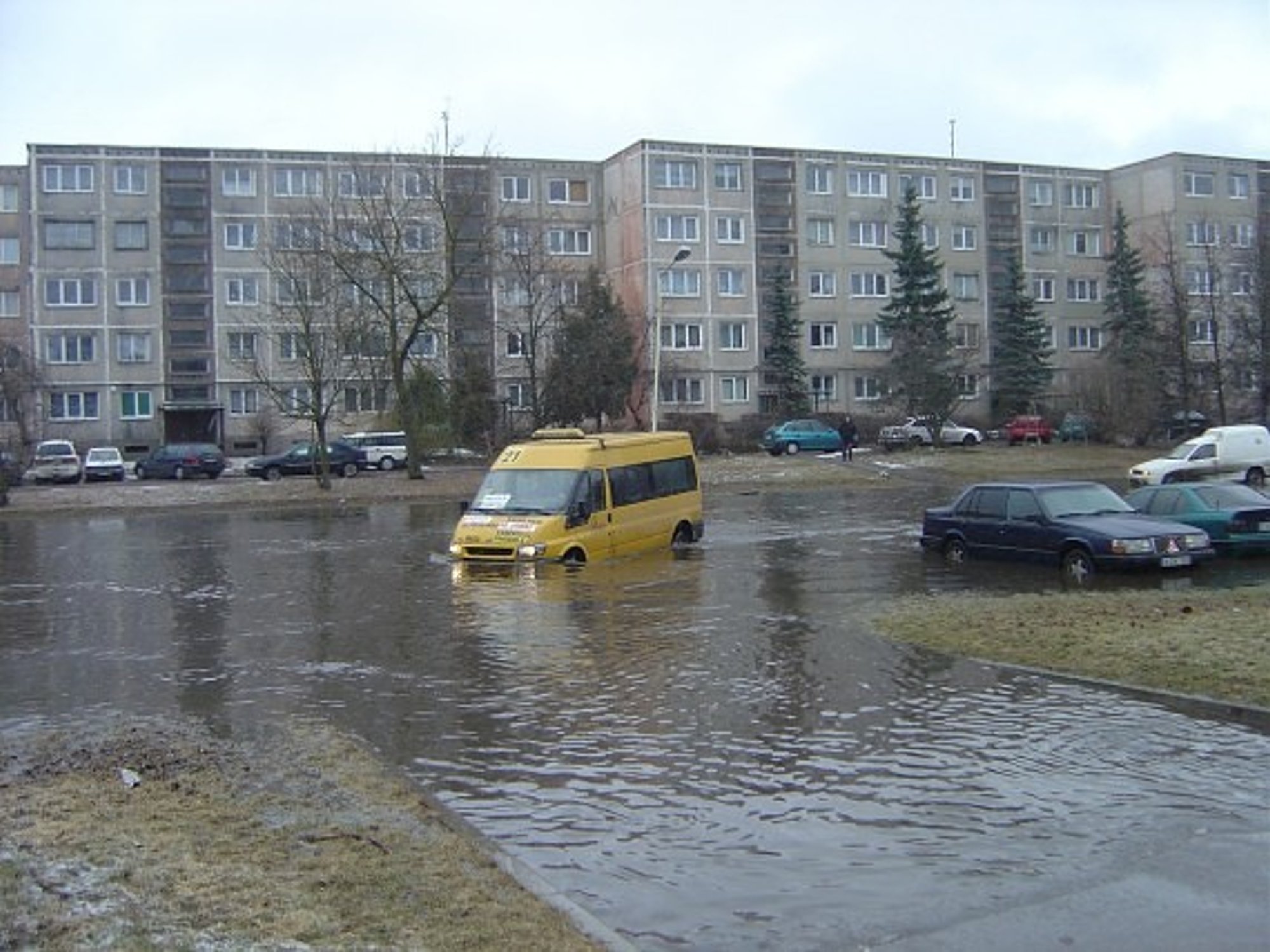 Kauno rajone dėl potvynio – ekstremali padėtis, Joniškyje dalis ...