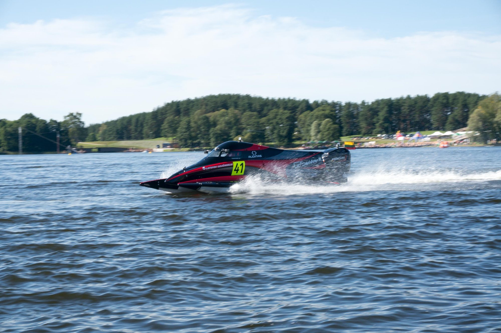 Vandens formulių F2 pasaulio čempionato etape įspūdingas E. Riabko ...