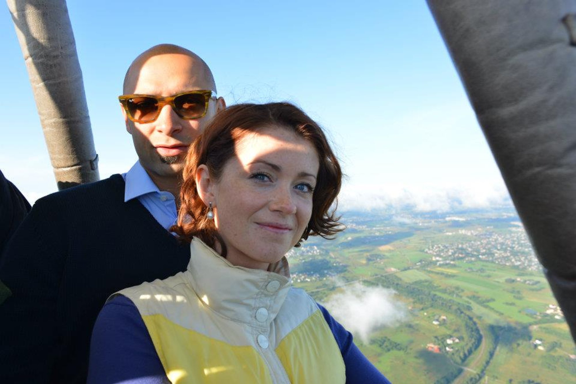 Erica Jennings ir Jurgis Didžiulis: pirmas kartas oro balionu - su ...