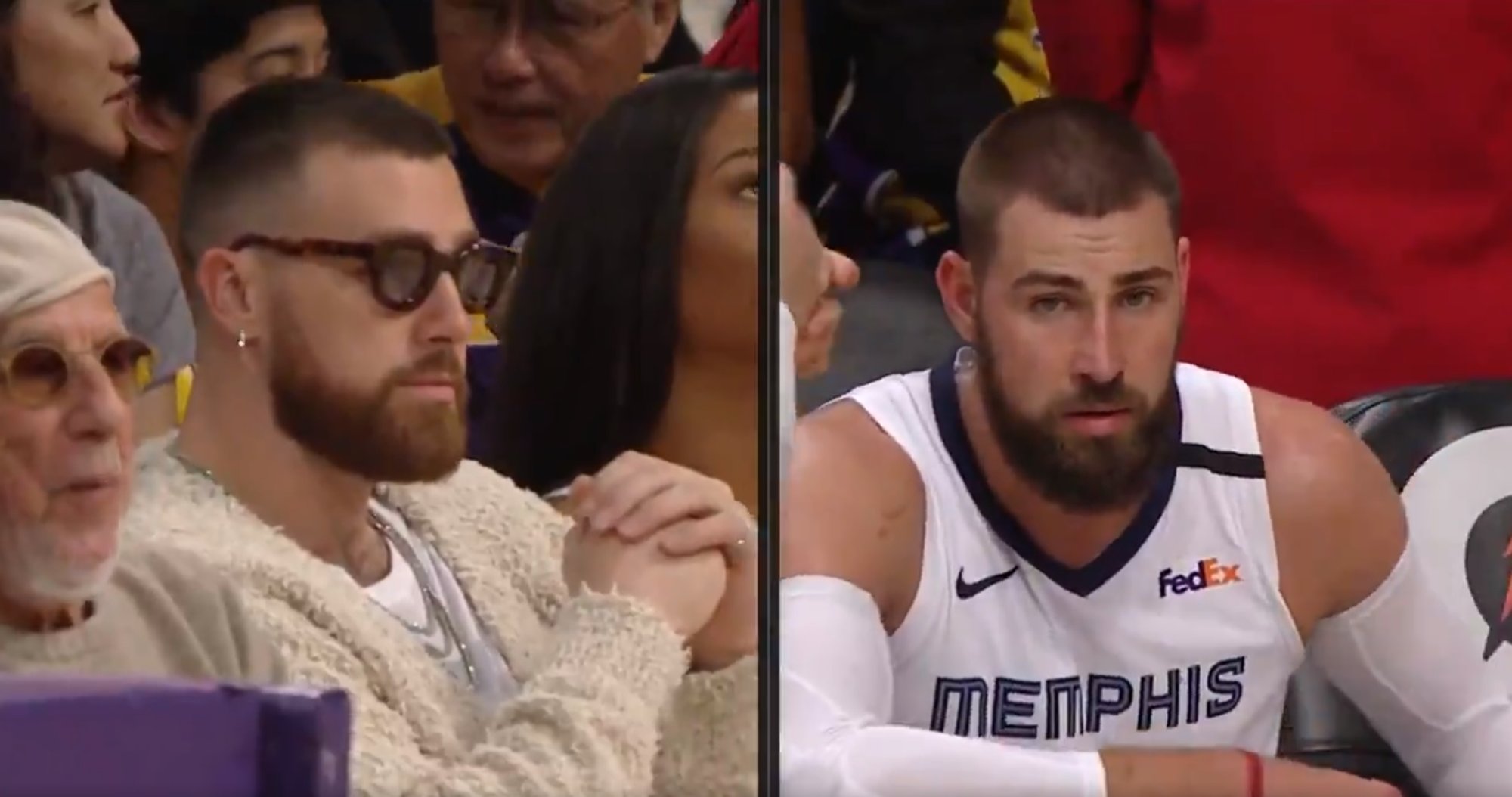 Los Andžele „grizlių“ mačą stebėjo Valančiūno „dvynys“ - Krepšinis.lt