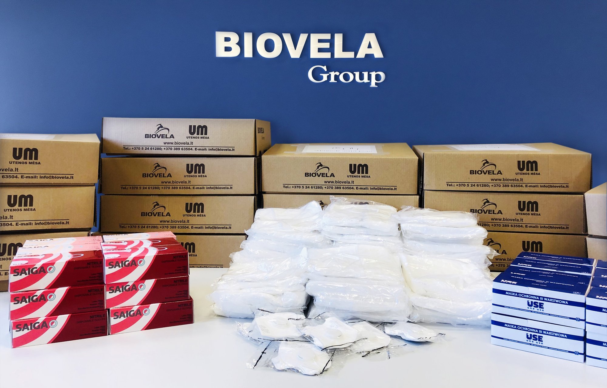„BIOVELA Group“ medikams skyrė 10 tūkst. apsisaugojimo priemonių ir ...
