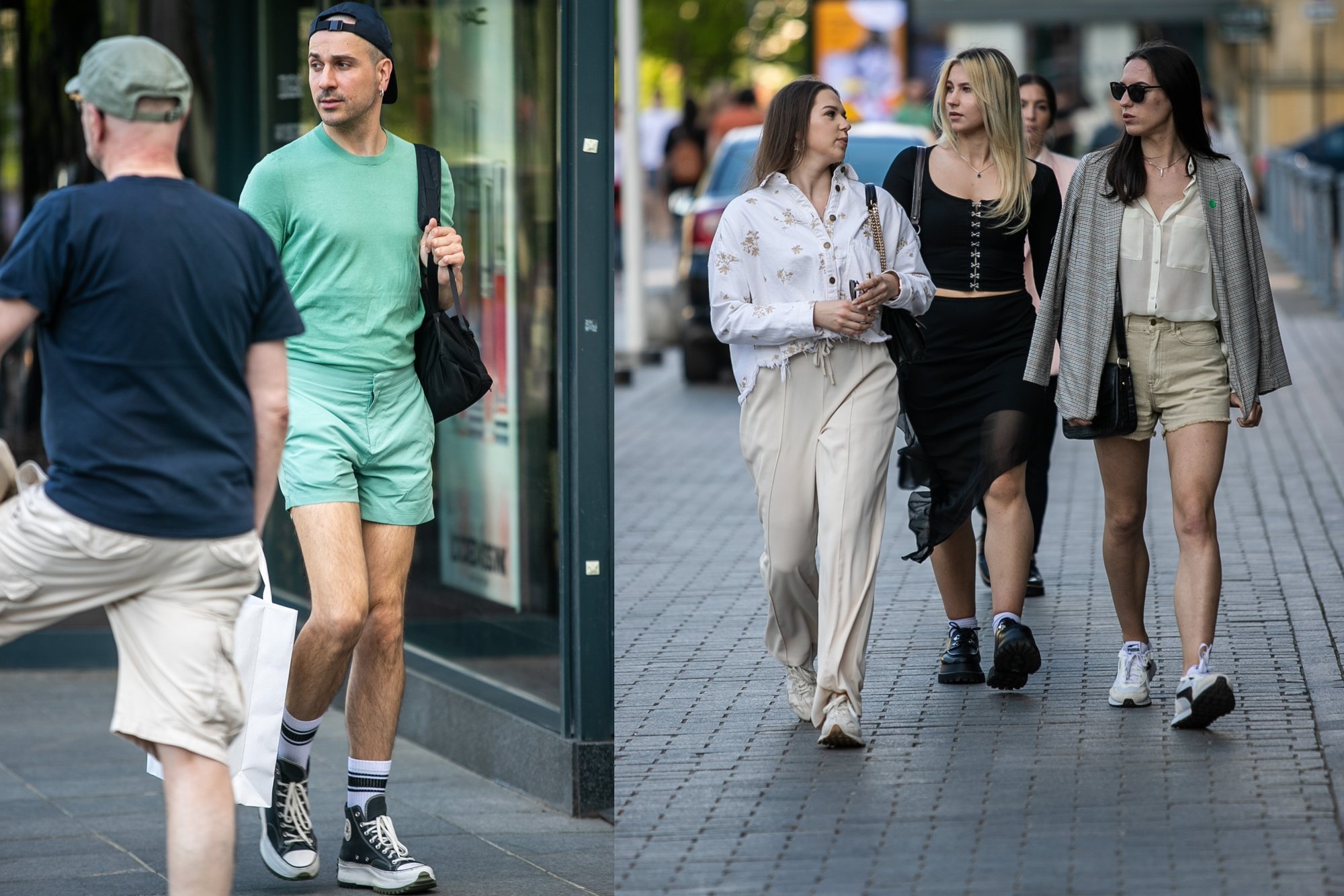 Vilniaus gatvės stilius: pakaitinus saulei pasirodė tikros grožybės ...