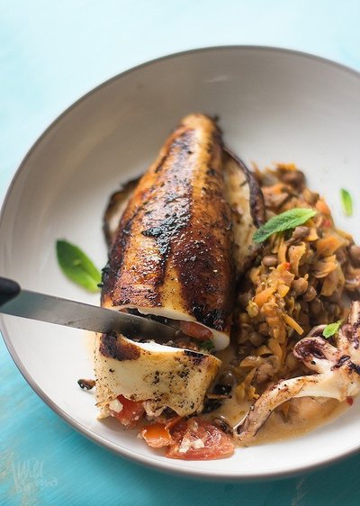 Įdaryti kalmarai: pagaminti nėra taip sunku, kaip gali pasirodyti ...