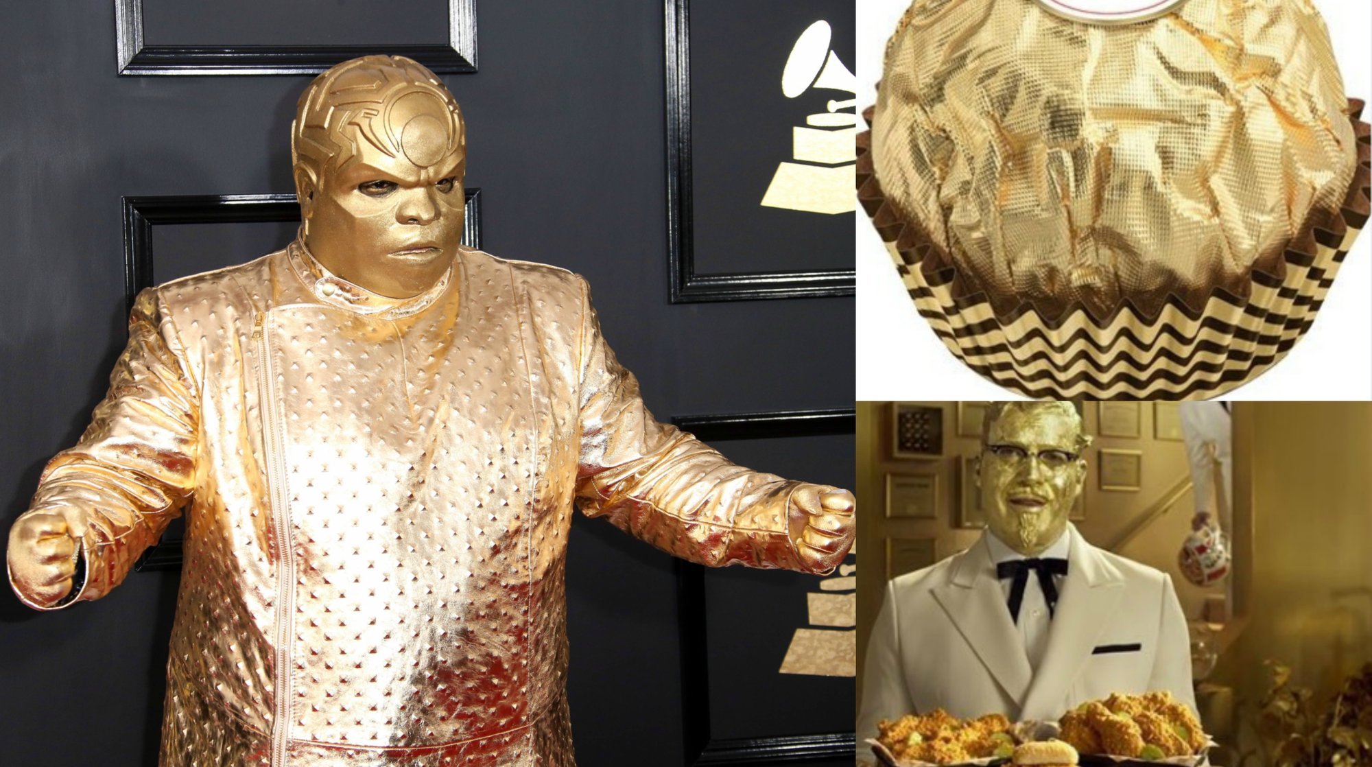 Auksinis reperio CeeLo Greeno apdaras įaudrino internautų fantaziją ...