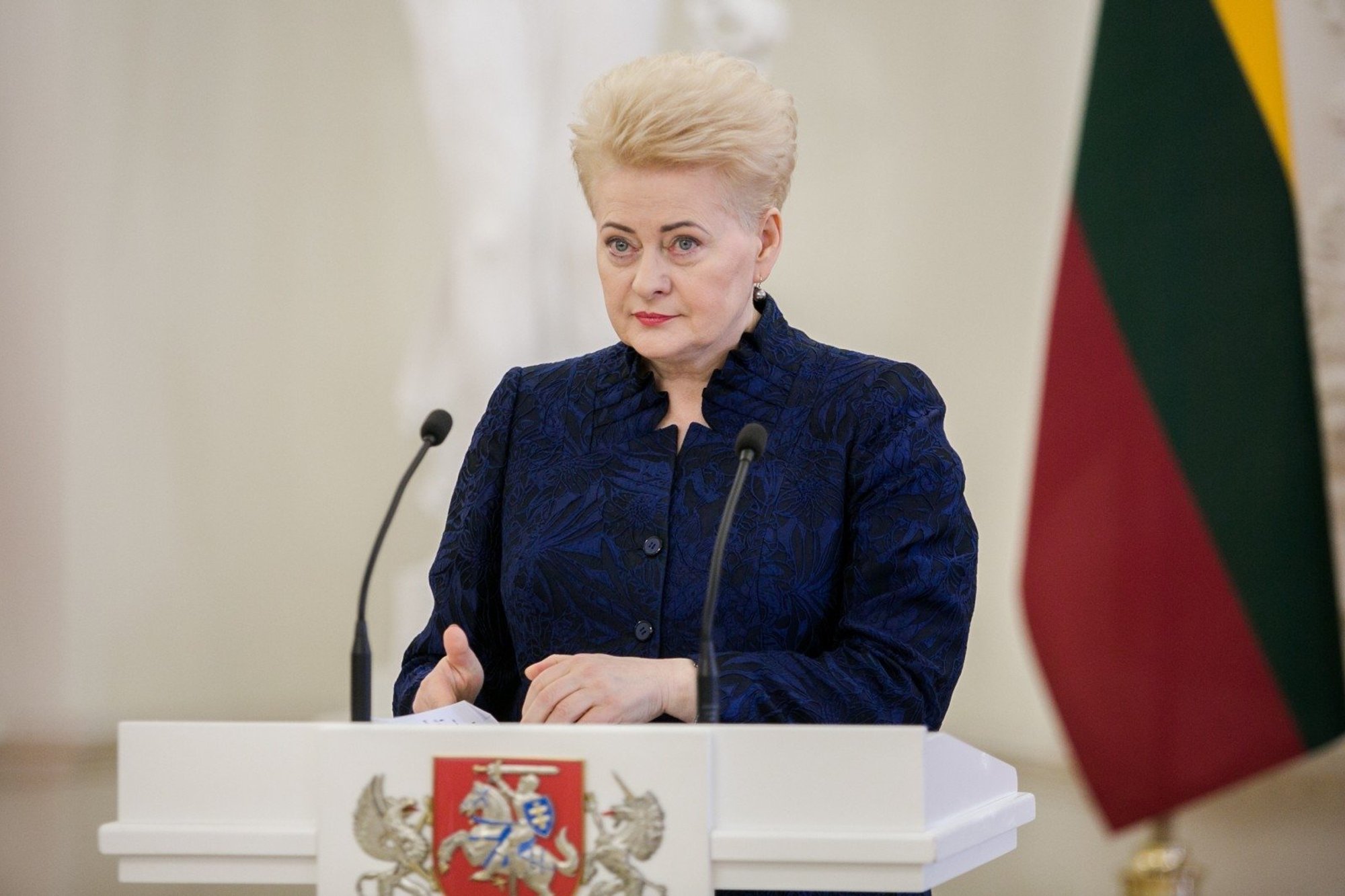 Grybauskaitė: Europos saugumas - Lietuvos ir Italijos interesas - Delfi