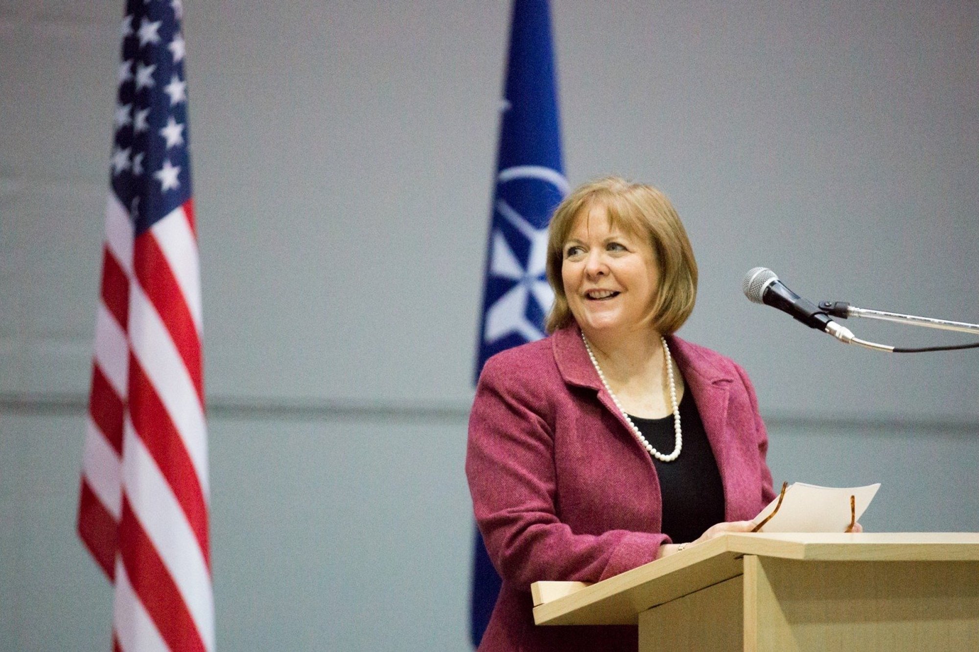 Anne Hall. NATO stipresnė kartu su Lietuva, o ir Lietuva yra stipresnė ...