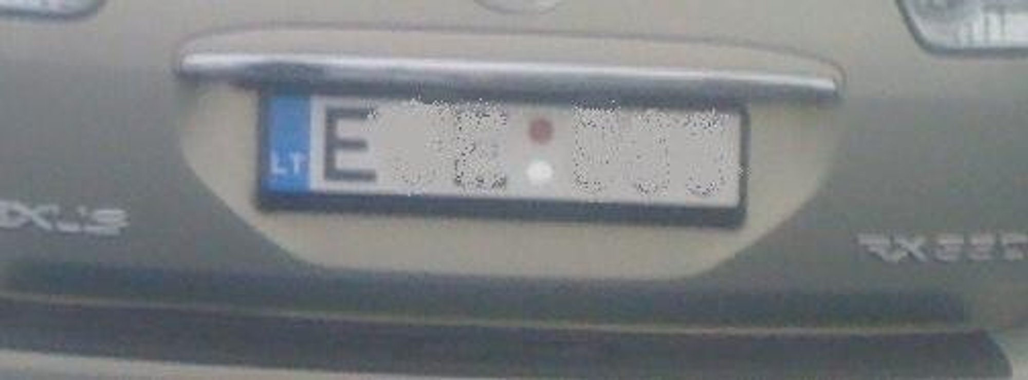 Numeris su E – nepatvarus - Delfi auto