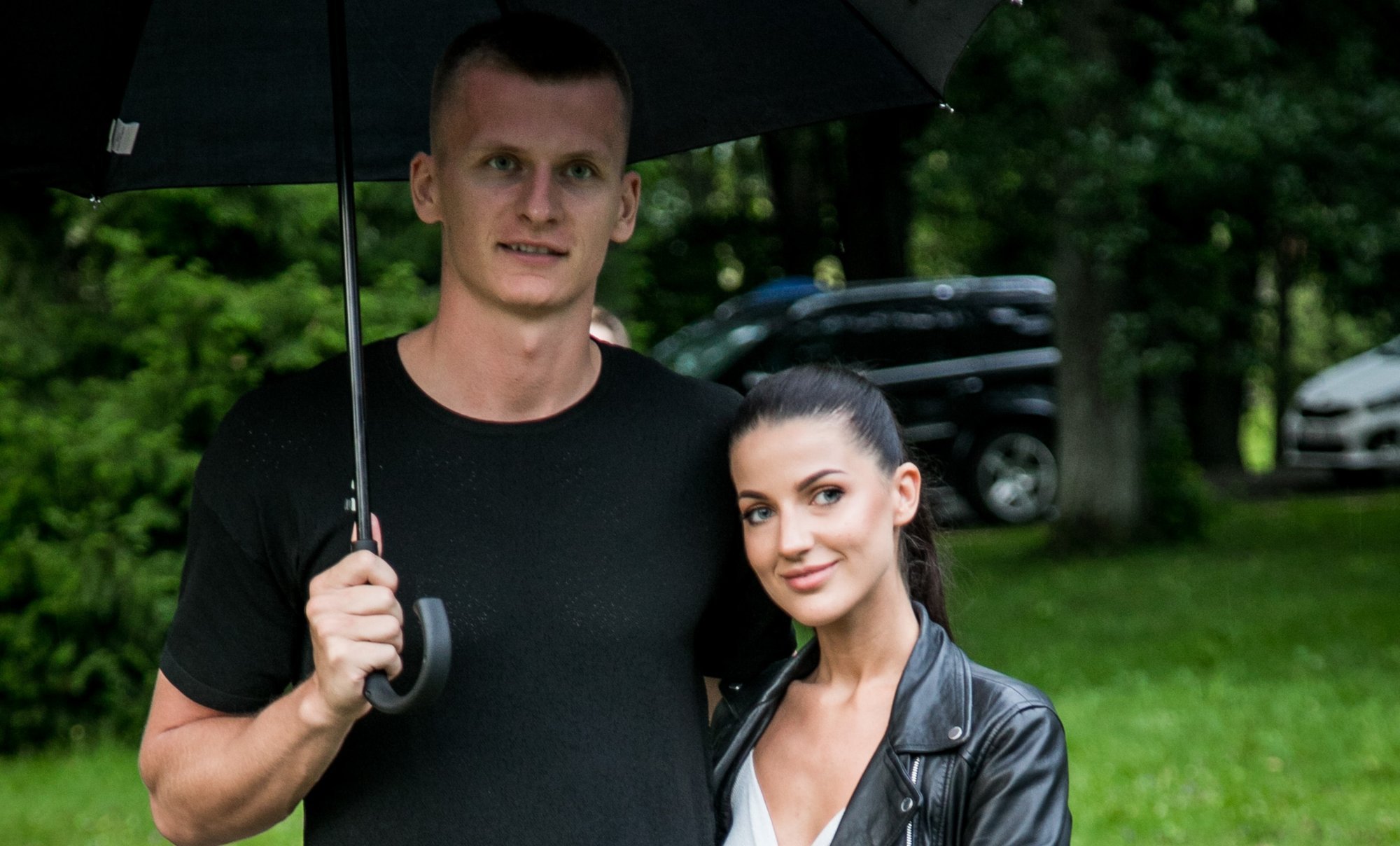 Vilniaus „Ryto“ krepšininkas Arnas Butkevičius ir jo žmona susilaukė ...