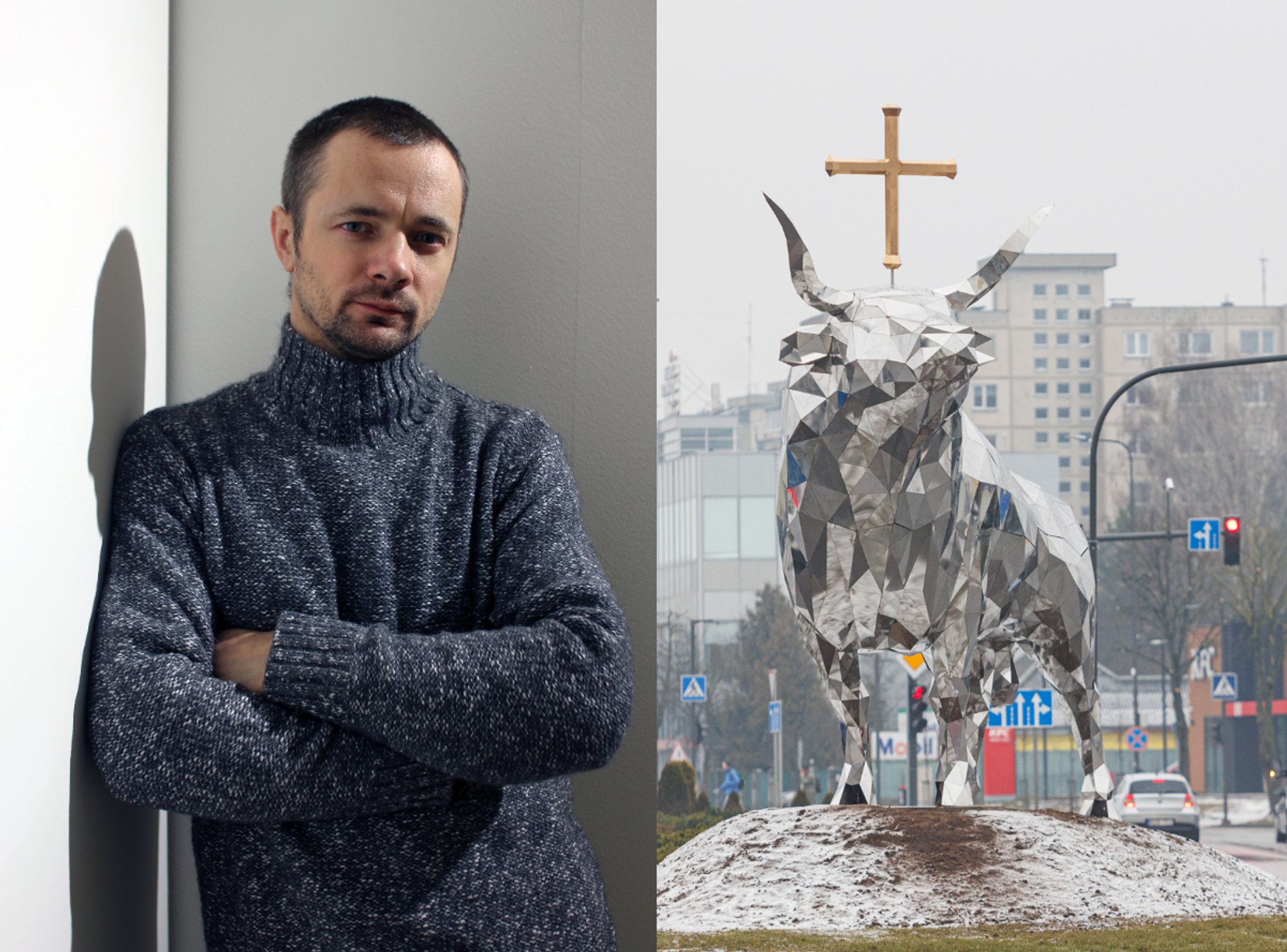 Tauro skulptūros Kaune autorius kritikos nesureikšmina: žmonės dažnai ...