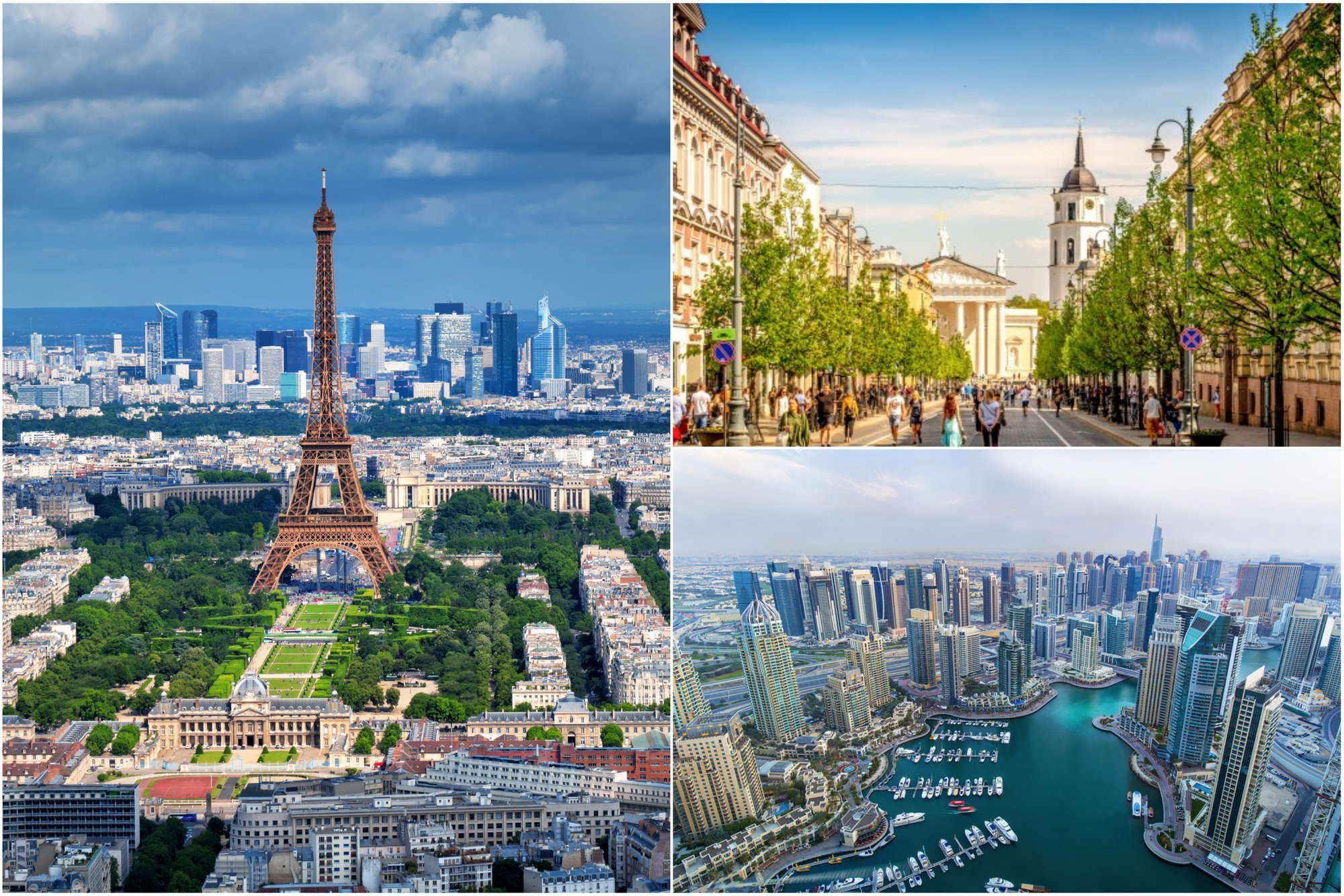 Paaiškėjo 2023 m. lankomiausių pasaulio miestų 100-ukas, į sąrašą pirmą ...