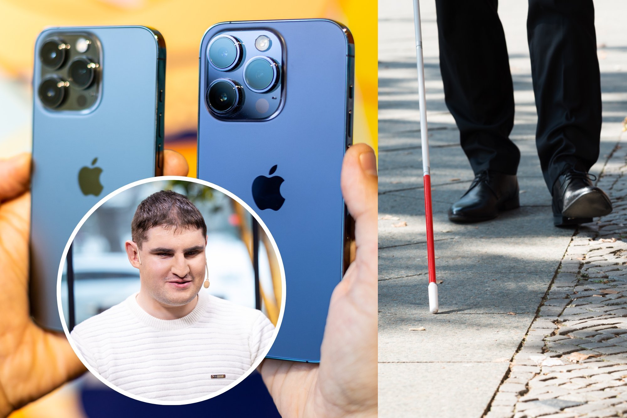 Populiarūs „iPhone“ mobilūs telefonai neregiams Lietuvoje beveik ...