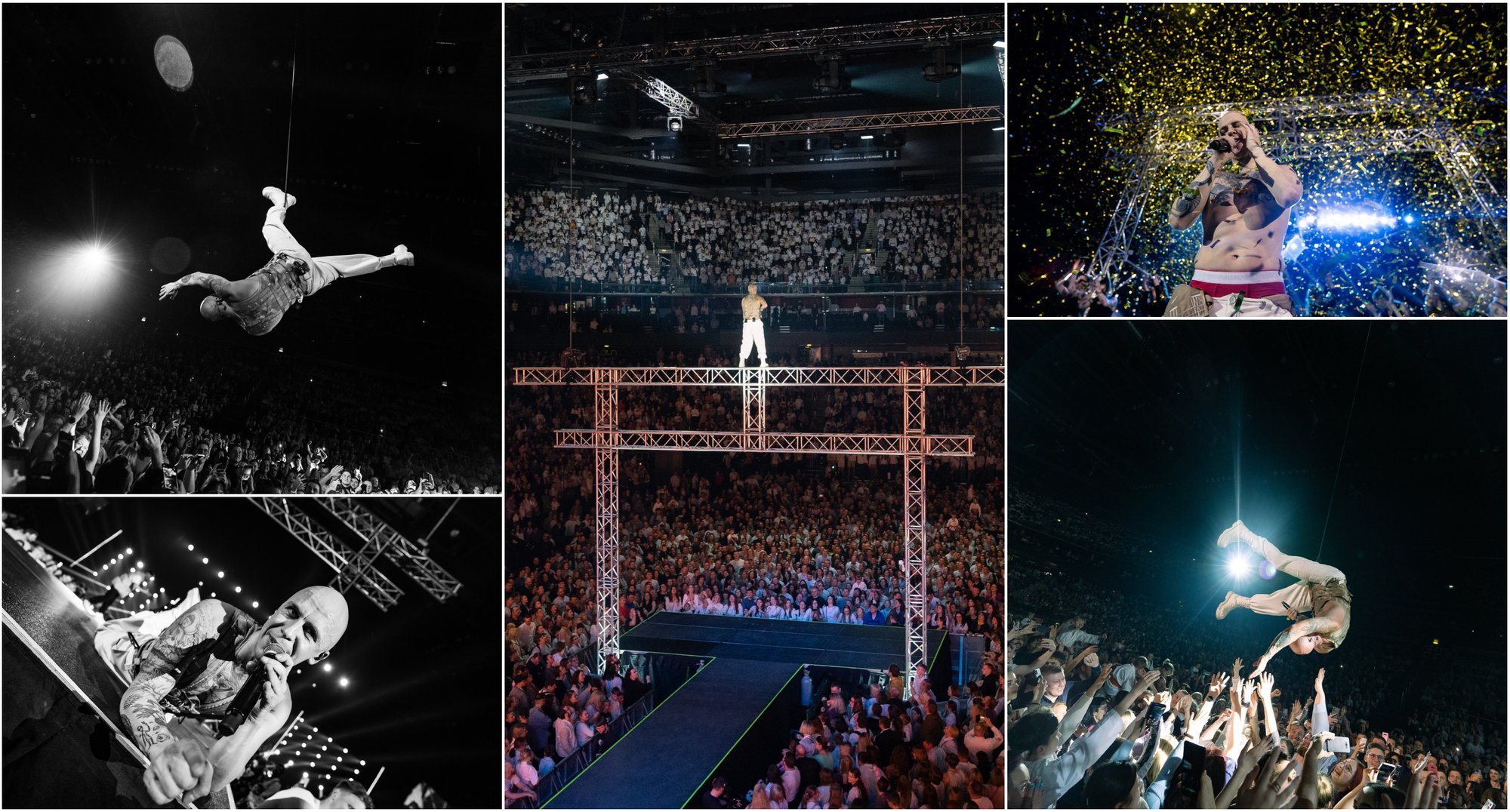 Vidas Bareikis „Žalgirio“ arenoje užkūrė „reivą su orkestru ...