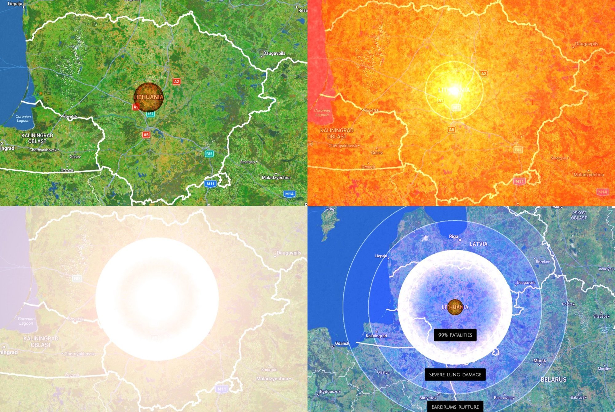 Štai kas būtų, jei į Lietuvos vidurį smogtų milžiniškas asteroidas ...