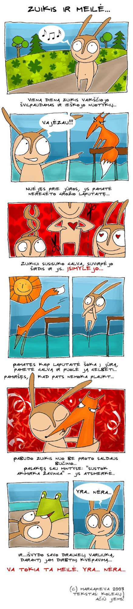 Zuikis ir meilė (komiksas) - Delfi veidai