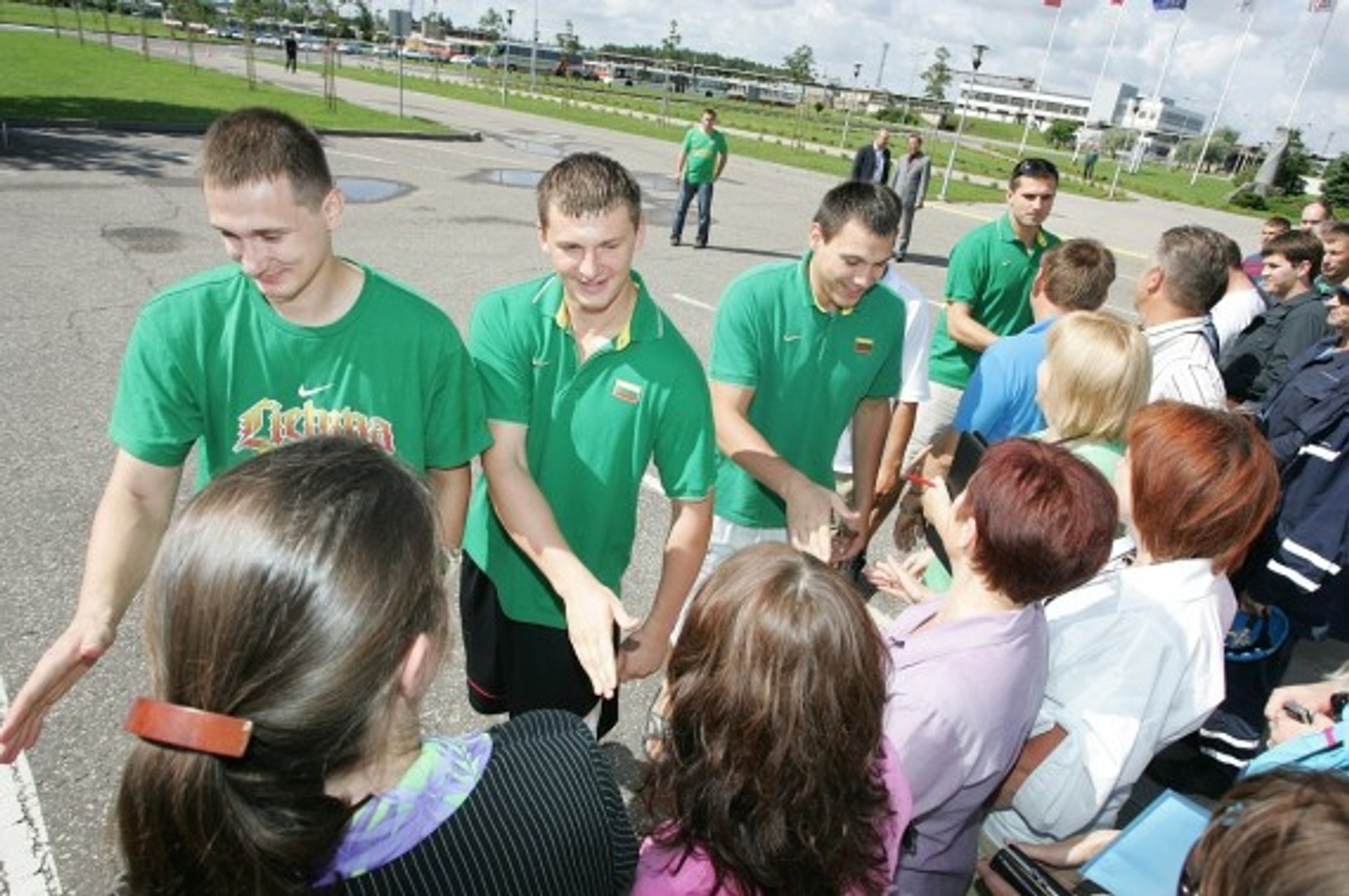 Lietuvos krepšinio rinktinė aplankė Mažeikius - Krepšinis.lt
