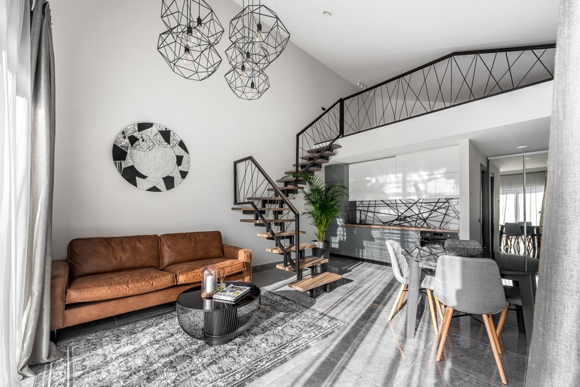 Vyriško lofto interjeras: pamokantis pavyzdys, kaip kokybiškai ...