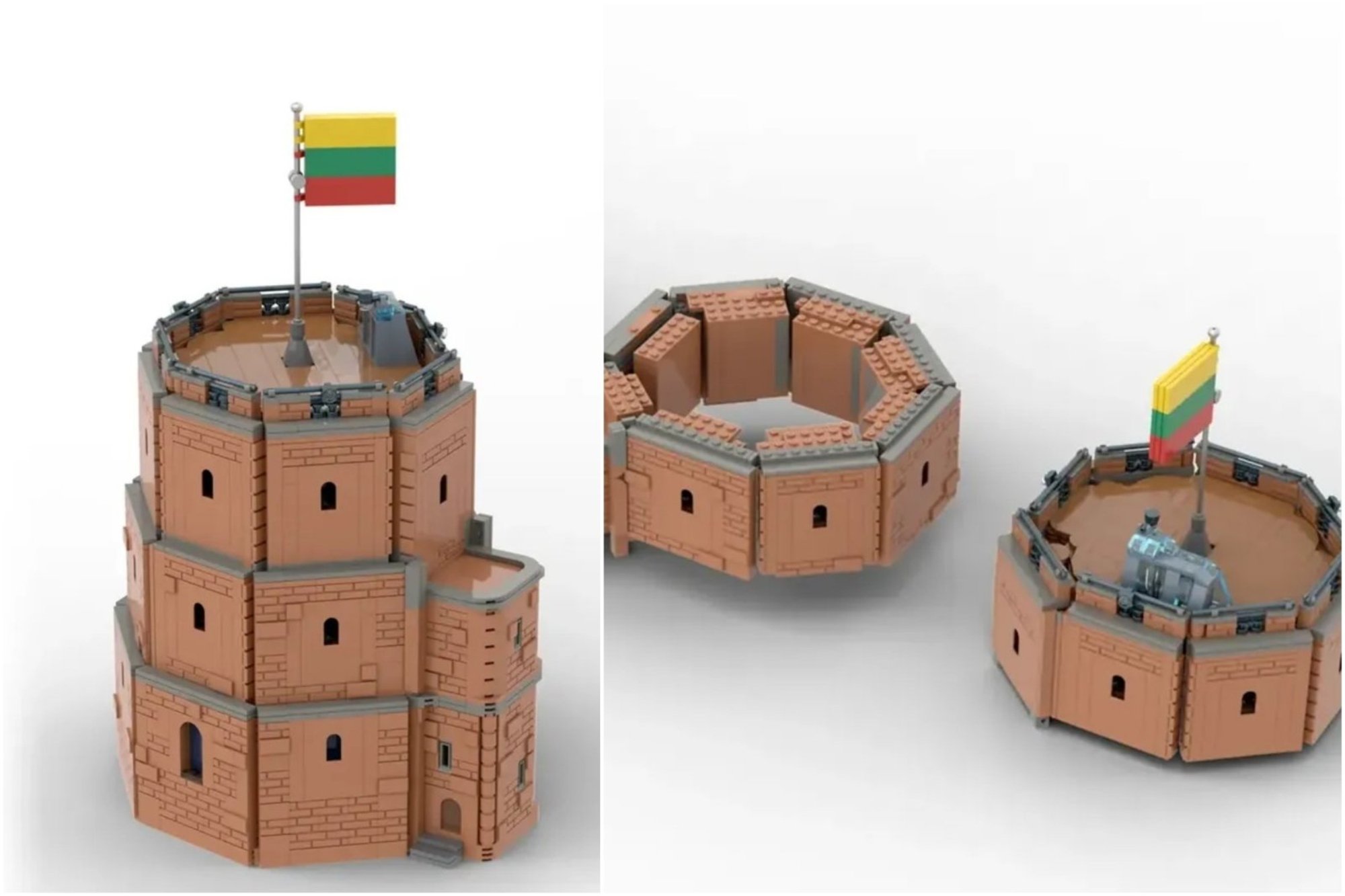 „LEGO“ kompanijai siūloma gaminti Gedimino bokštą - Delfi miestai