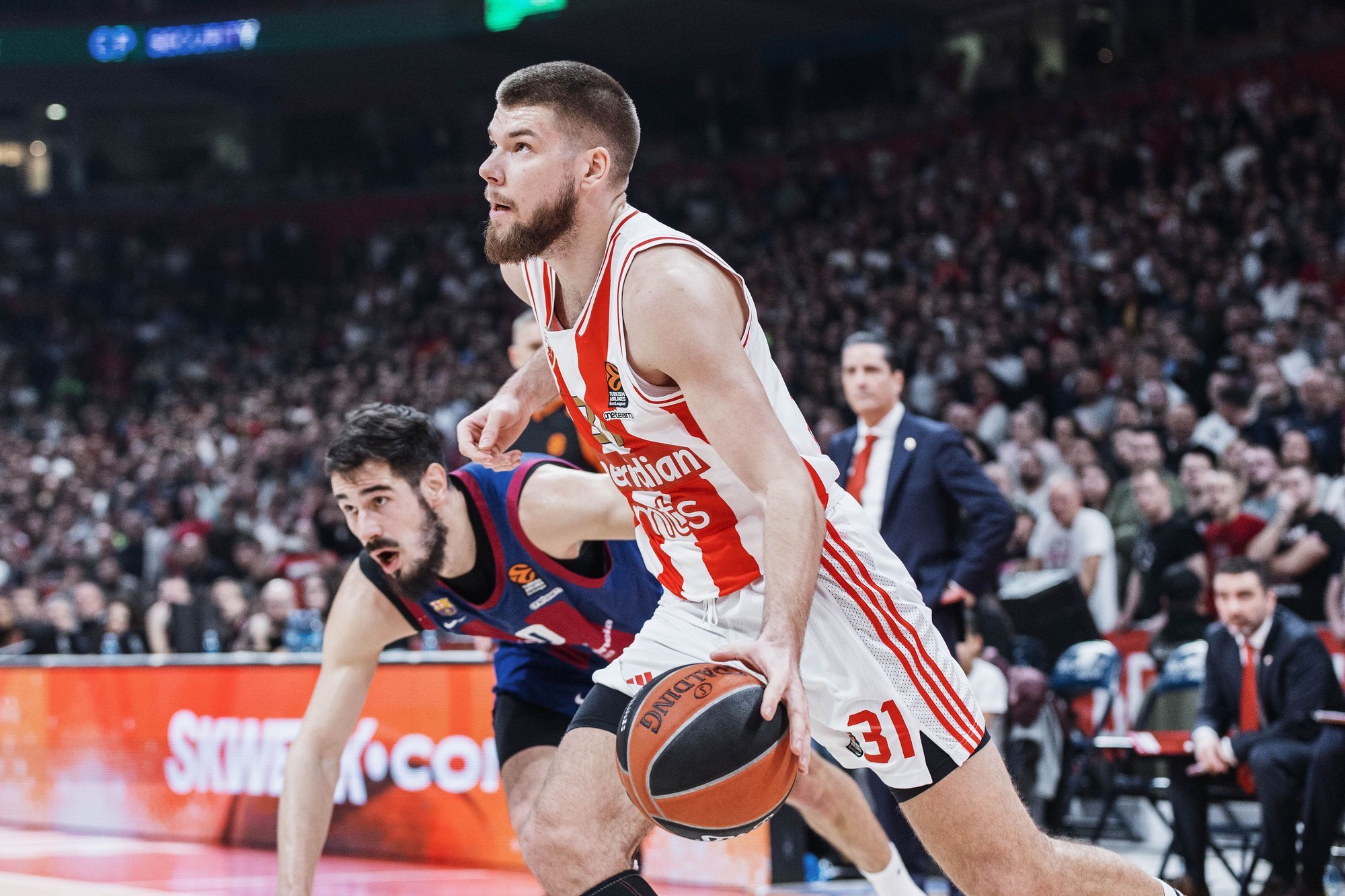 Prieš mačą su „Žalgiriu“ – triuškinantis „Crvena Zvezda“ pralaimėjimas - Krepšinis.lt