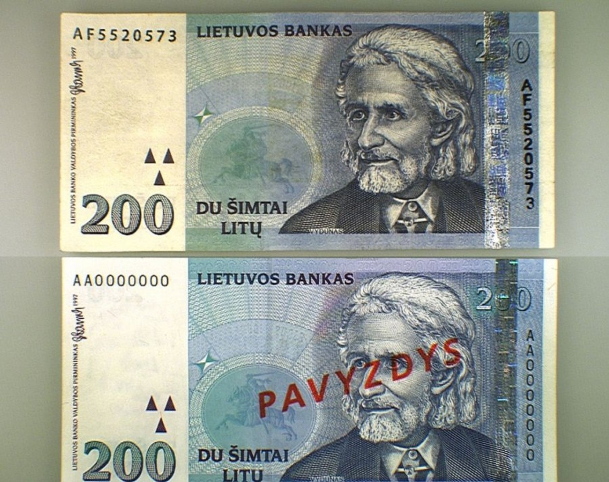 Padirbti 200 litų banknotai aptinkami ir Alytaus krašte - Delfi