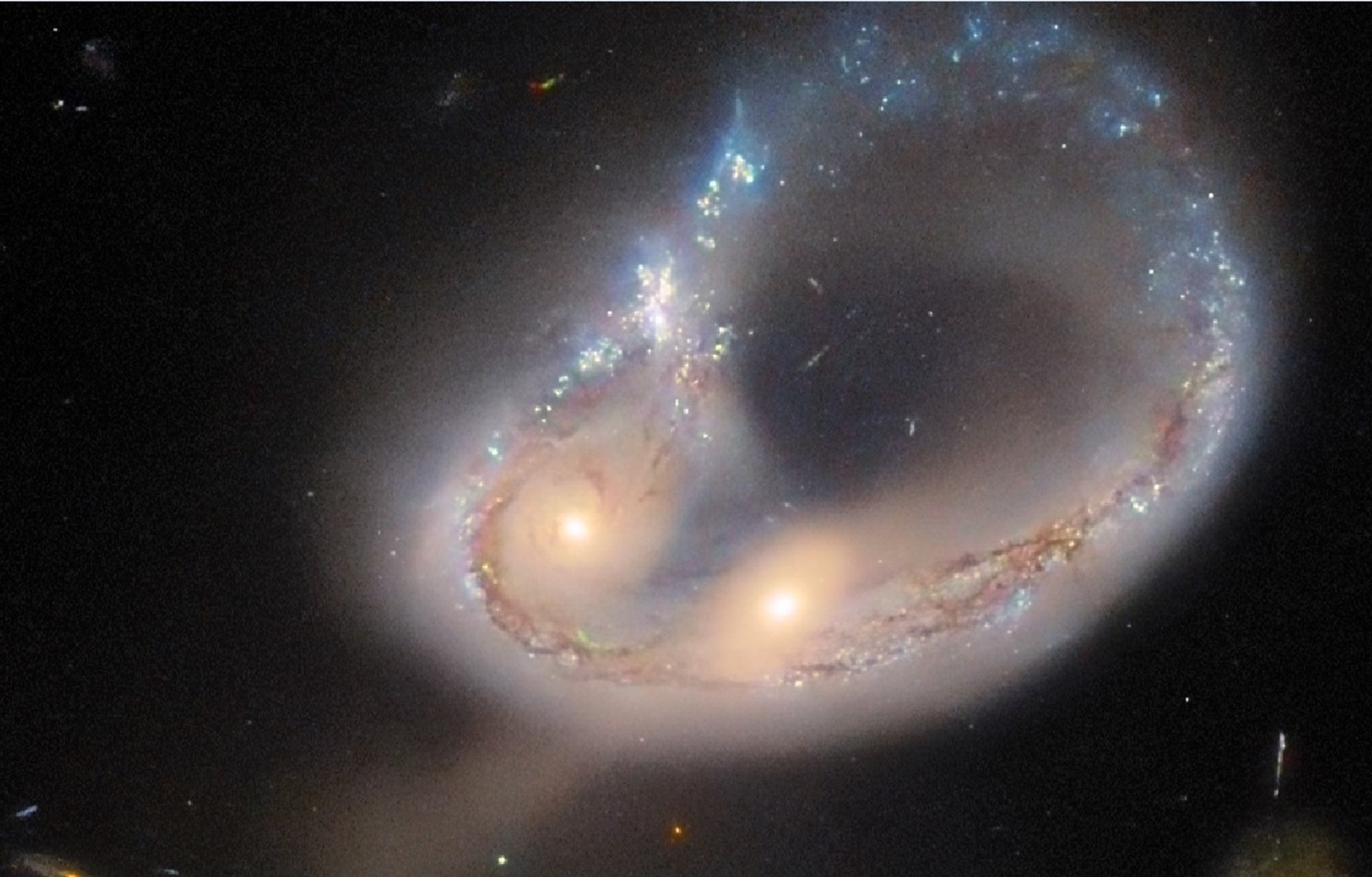 Visatos gelmėse „Hubble“ teleskopas užfiksavo kosminiu vaiduokliu ...