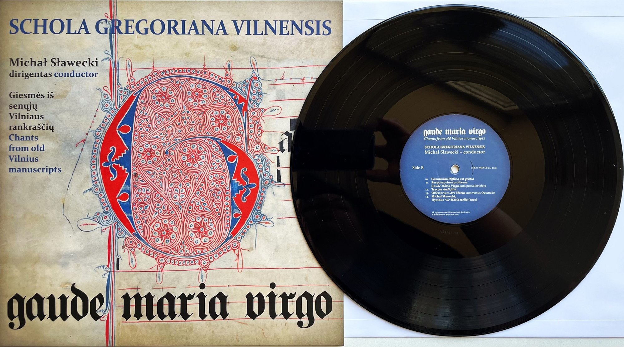 Išleista pirmoji Lietuvoje vinilo plokštelė su grigališkuoju choralu ...