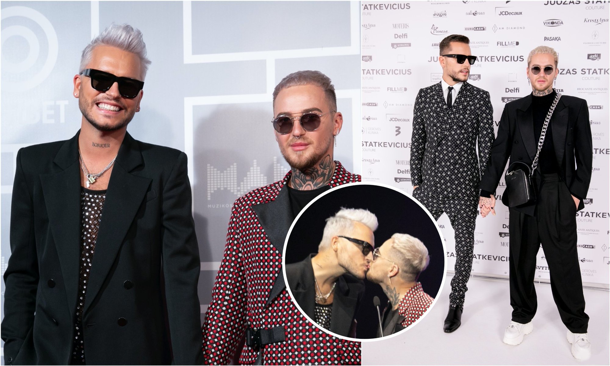 Slapta susituokė Naglis Bierancas ir Lukas Gricius: vestuvių šventę ...