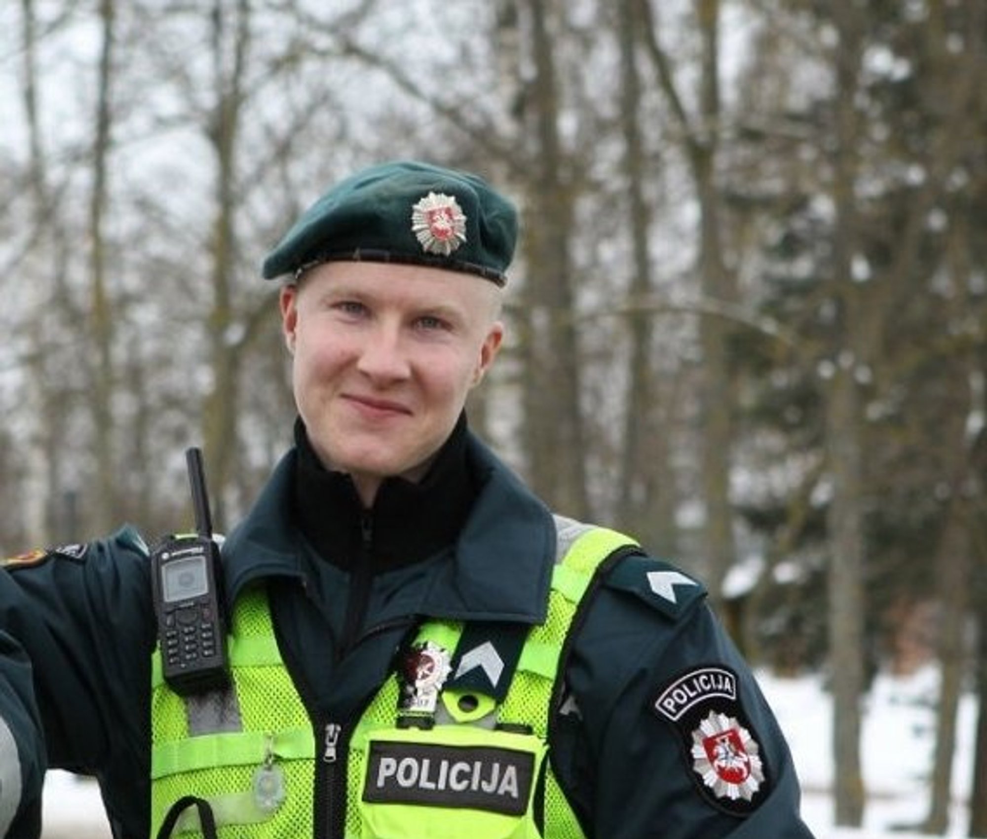 Sensacija tapusio poelgio Lietuvos policininkas nesureikšmina - Delfi