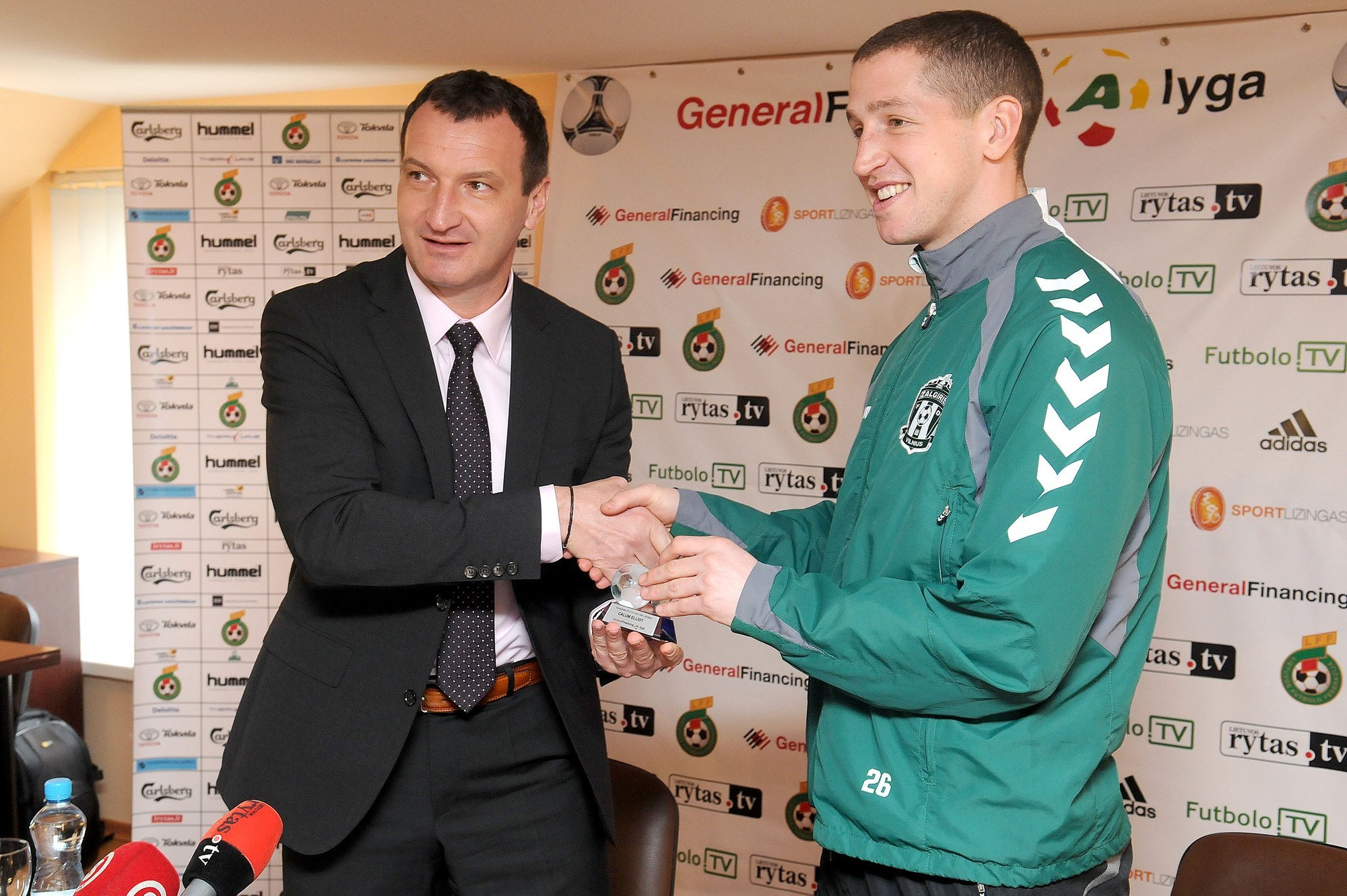 Cs.Laszlo žavisi savo auklėtiniu: C.Elliotas – pavyzdys visam Lietuvos ...