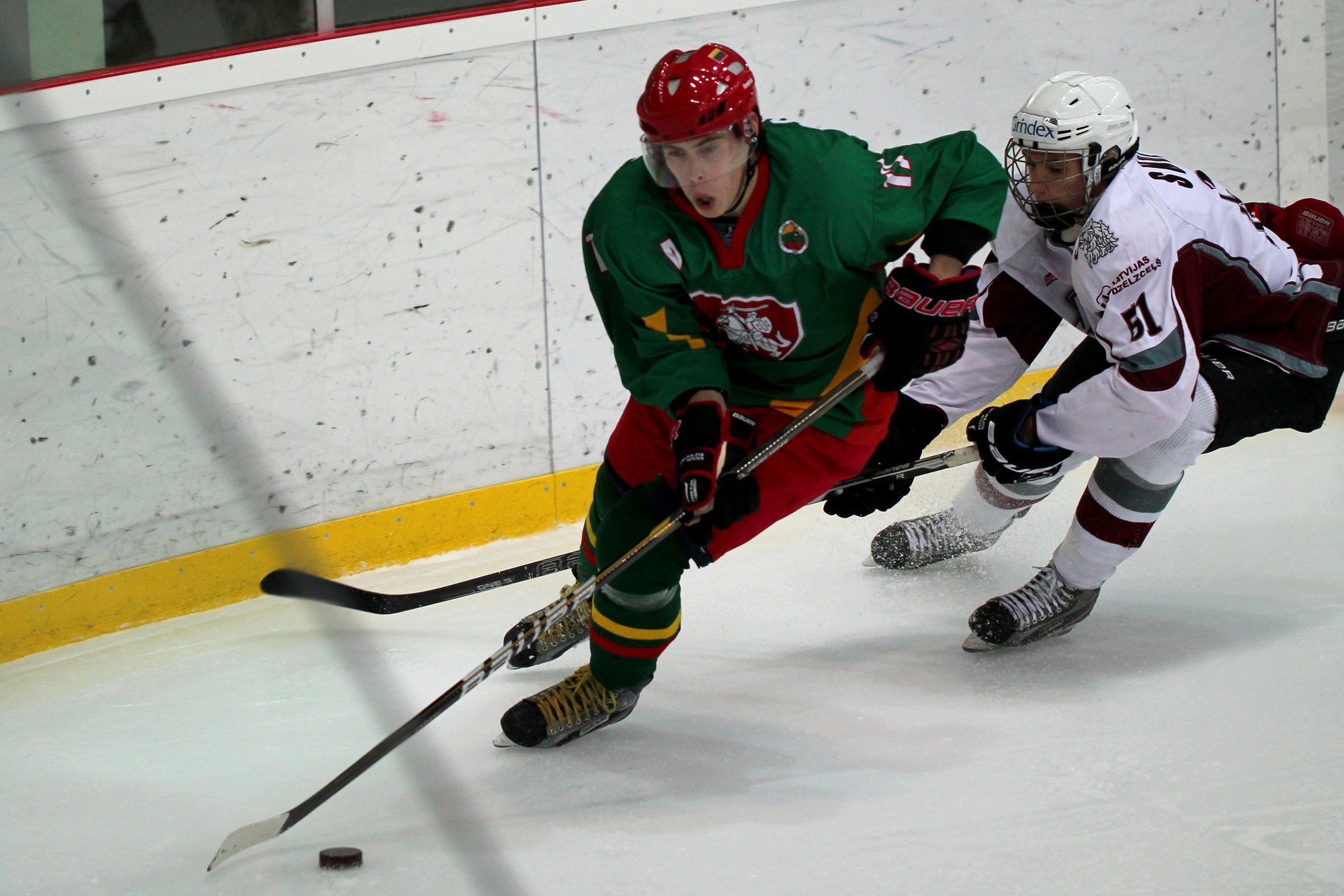 Pasaulio ledo ritulio čempionatui besirengianti Lietuvos 20-mečių ...