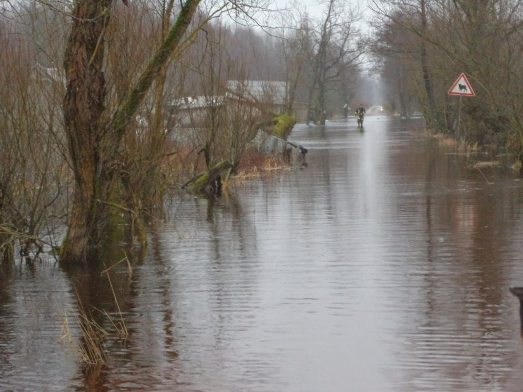 Artėjantys šalčiai grasina sukaustyti užlietas teritorijas - Delfi grynas